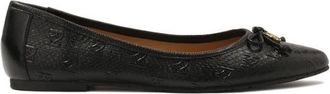 Kazar Femme, Chaussures, Noir, Taille: 36 EU Ballerines noires avec motif en relief