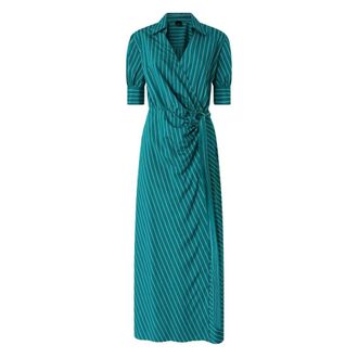 Pinko Pinko, Femme, Robes, Vert, Taille: 36 FR Alexandra Abito Tinto Filo Flu