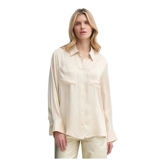 Gestuz Femme, Blouses et Chemises, Beige, Taille: 36 FR Chemises
