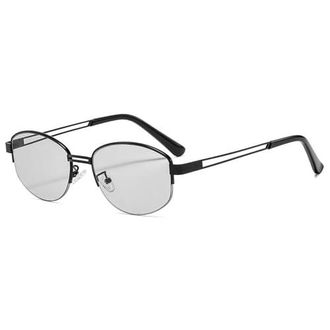 Generic Lunettes De Soleil M&eacute;talliques For Hommes, D&eacute;coratives For La Conduite Et Les Vacances, For Femmes(Silver)