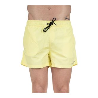 Trussardi Herren Badebekleidung Vertical Logo - - Swimwear - Herren - Gelb - 2XL
