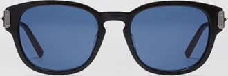 MCM Quadratische Sonnenbrille BLACK ACETATE