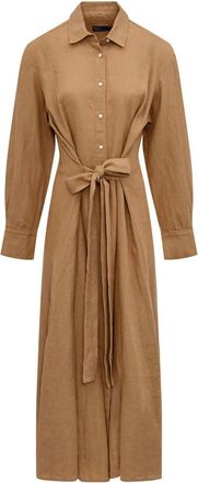 Ralph Lauren Femme, Robes, Beige, Taille: 34 FR Florence A-line Shirt Dress