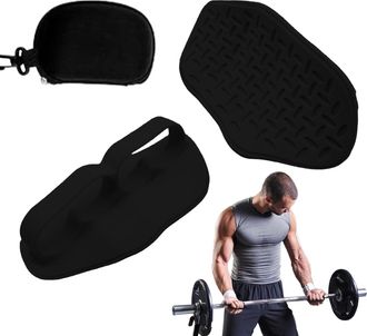 Generic Zeitgriffe - Fingerlose Trainingshandschuhe | Fingerlose Gewichthebergriffe, ergonomischer Handschutz f&uuml;r das Training im Fitnessstudio, Fingerlose He