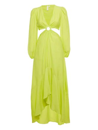 SIMKHAI cut-out maxi dress - Gr&uuml;n