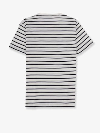 Polo Ralph Lauren Mens Cotton T-Shirt With Striped Pattern White T-Shirts And Polos