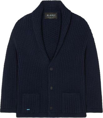 Alanui cardigan à poches boutonnées - Bleu
