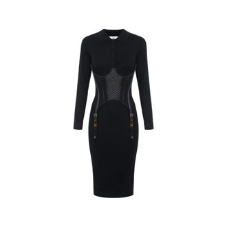 Elisabetta Franchi Knit Bustier Dress