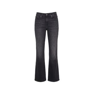 7 For All Mankind Flared Jeans - - Jeans - Damen - Schwarzk - W26