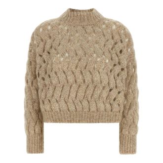 Brunello Cucinelli Strickware - - Knitwear - Damen - Beige - XS