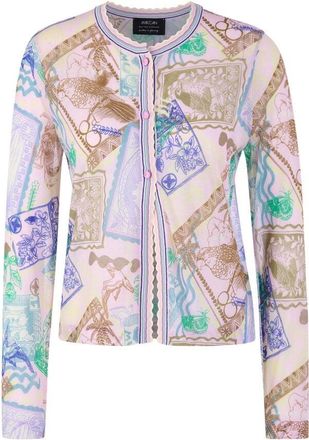 Marc Cain Damen Cardigan aus Baumwollmischung