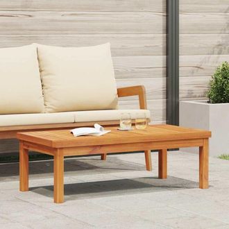 vidaXL Couchtisch 100x50x33 cm Massivholz Akazie Vidaxl