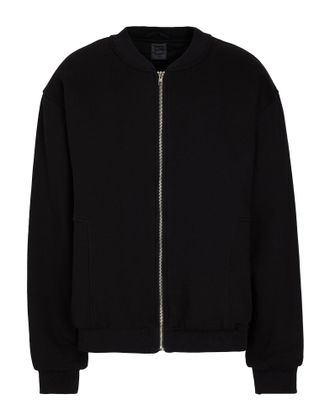 8 by YOOX ORGANIC COTTON OVERSIZE BOMBER