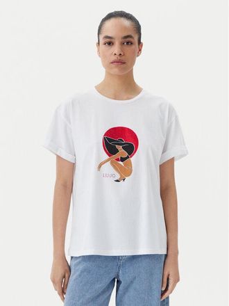 Liu Jo T-Shirt q-roa-35173 Weiß Regular Fit