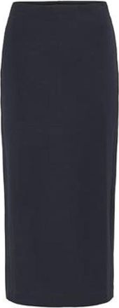 Inwear Femme, Jupes, Noir, Taille: 42 FR Jupe Bleu Marine à Fente