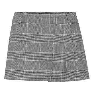 Philipp Plein Plissee-Kurzrock Prince of Wales - - Skirts - Damen - Grau - L