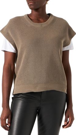 Jack & Jones Jack & Jones Damen Jxzoe Twist Vest Knit Noos T-Shirt, Brindle, M