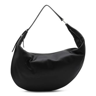 Marni Hobo Bags - Black Leather Hobo Dot Shoulder Bag - Gr. unisize - in Schwarz - f&uuml;r Damen