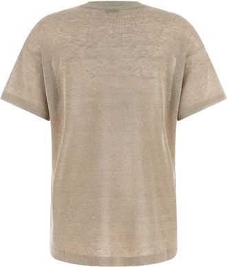 Brunello Cucinelli Linen-Blend Crewneck Sweater - Beige