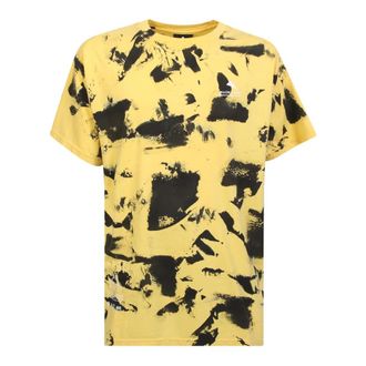 Mauna Kea Logo Print T-Shirt - Gelb - - Tops - Herren - Gelb - XS
