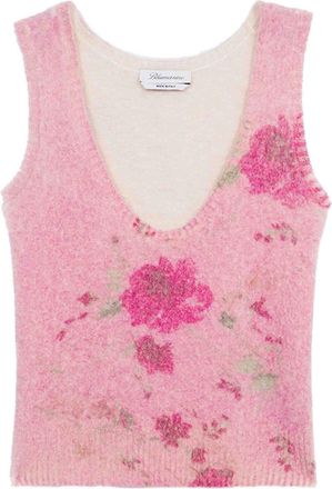 Blumarine U-Boot-Pullover - Nude