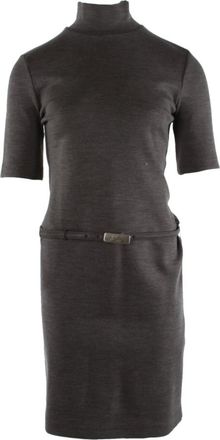 Sportmax Femme, Robes, Gris, Taille: 40 FR Halle Jersey Mini Dress