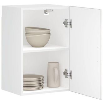 vidaXL Vidaxl - Armoire murale de cuisine Porto blanc bois ding&eacute;nierie