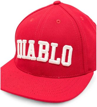 Willy Chavarria MAMSA003-006 Wired Brim Structured Baseball Cap - Red