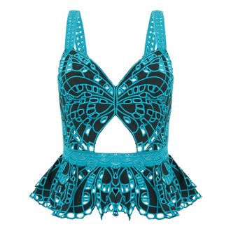 Alberta Ferretti Damen, Oberteile, Blau, SGr&ouml;&szlig;e
