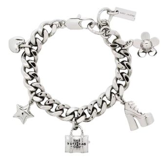 Marc Jacobs Mini Icon Charm Bracelet - - Accessories - Damen - Grau - ONE SIZE