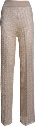 Circus Hotel Femme, Pantalons, Beige, Taille: 38 FR Punto Pizzo Pantalons