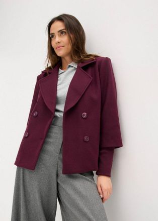 Bonprix Cabanjacke mit Reverskragen, Regular Fit, aus Polyester
