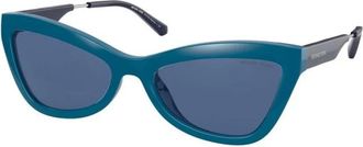 Michael Kors Femme, Accessoires, Bleu, Taille: ONE Size Lunettes de soleil &eacute;l&eacute;gantes &agrave; monture en r&eacute;sine