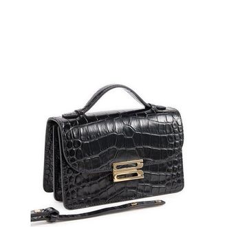Victoria Beckham Sac effet crocodile Dorian en cuir de veau