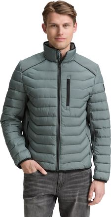 Tom Tailor Herren 1046223 Hybrid Steppjacke, 21951-Washed Jasper Green, L