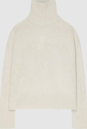 Vanessa Bruno Pull Col Roul&eacute; Malo &Eacute;cru