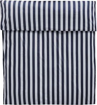 HAY &Eacute;t&eacute; Bettbezug aus Baumwolle in der Farbe Midnight Blue and Light Grey, Gr&ouml;&szlig;e 135x200cm, 541853