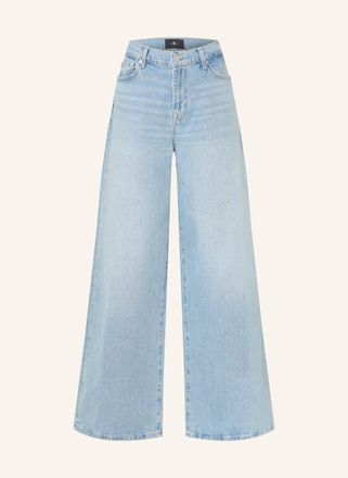 7 For All Mankind Wide Leg Jeans Marie blau