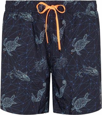 Suns Homme, Maillots de bain, Bleu, Taille: 2XL Boxer - Capri Poket
