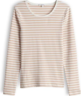 OPUS Langarmshirt Soutly aus weichem Jersey Gerader Schnitt mit elastischem Griff f&uuml;r unkomplizierte Looks
