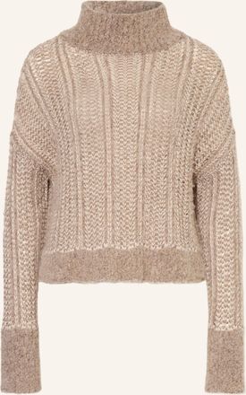 Antonelli Antonelli Firenze Pullover Gallura Mit Alpaka Und Pailletten beige