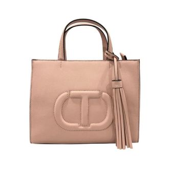 Twinset Femme, Sacs, Rose, Taille: ONE Size Sac &agrave; main en cuir PU au design &eacute;l&eacute;gant