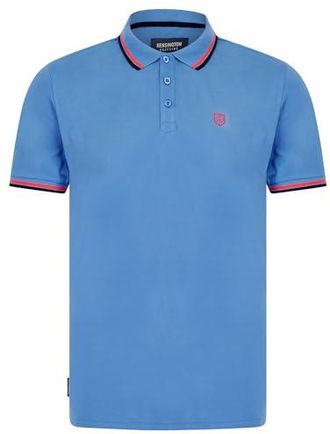 Kensington Eastside Saints Cotton Pique Polo Shirt in Blue Yonder - Kensington Eastside - XL