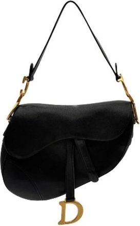 Dior Sac bandouli&egrave;re vintage en cuir Pre-owned - Femme - Pre-owned - Noir - Taille: ONE Size