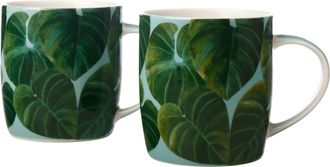 Maxwell & Williams KL0101 Haven Becher-Set aus Porzellan, Cyan, 380 ml, in Geschenkbox