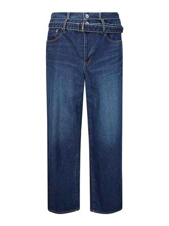 sacai Pantalons D&eacute;contract&eacute;s - Bleu