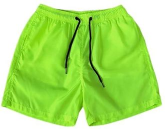 Generic Short décontracté pour homme - Couleur bonbon - Pantalon de sport ample à séchage rapide - Pour la plage, Vert, XXL
