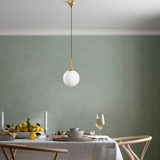 Opviq Elegant Gold Chandelier, Adjustable Height 40-115 cm, Metal Body, &Oslash;15 cm Cap, 1 x E14 Socket, 90 cm Cable, Perfect for Modern Decor | IP20 Rated