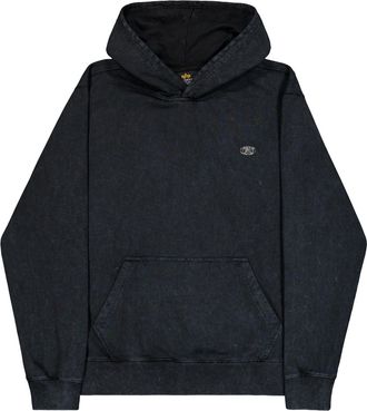Alpha Industries World Embroidery Hoodie Unisex - black