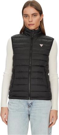 Guess Femme, Vestes, Noir, Taille: 36 FR GJ Puffer Vest